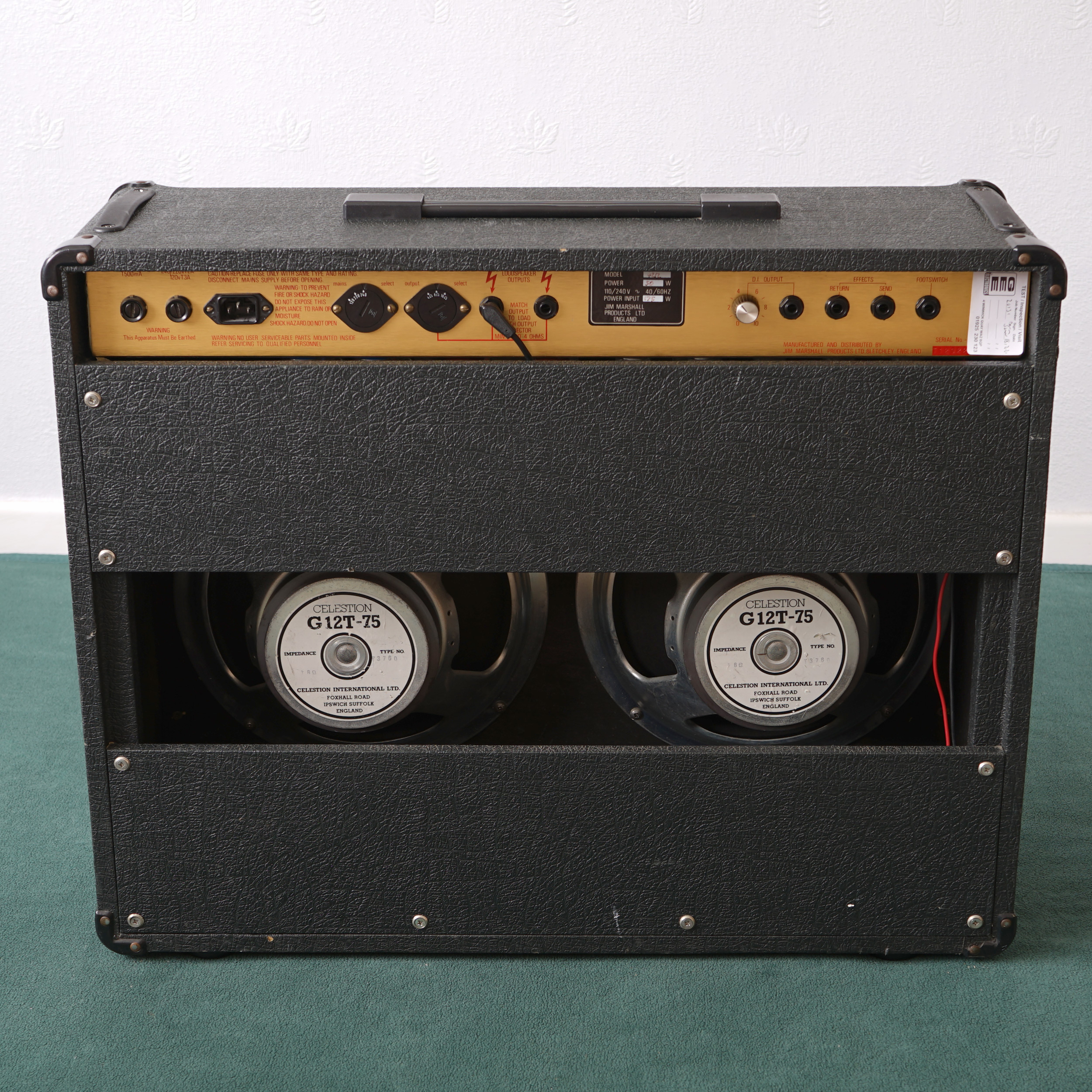 SOLD: 1985 Marshall JCM800 4212 Combo 2x12 - 50 Watt - Very Good ...